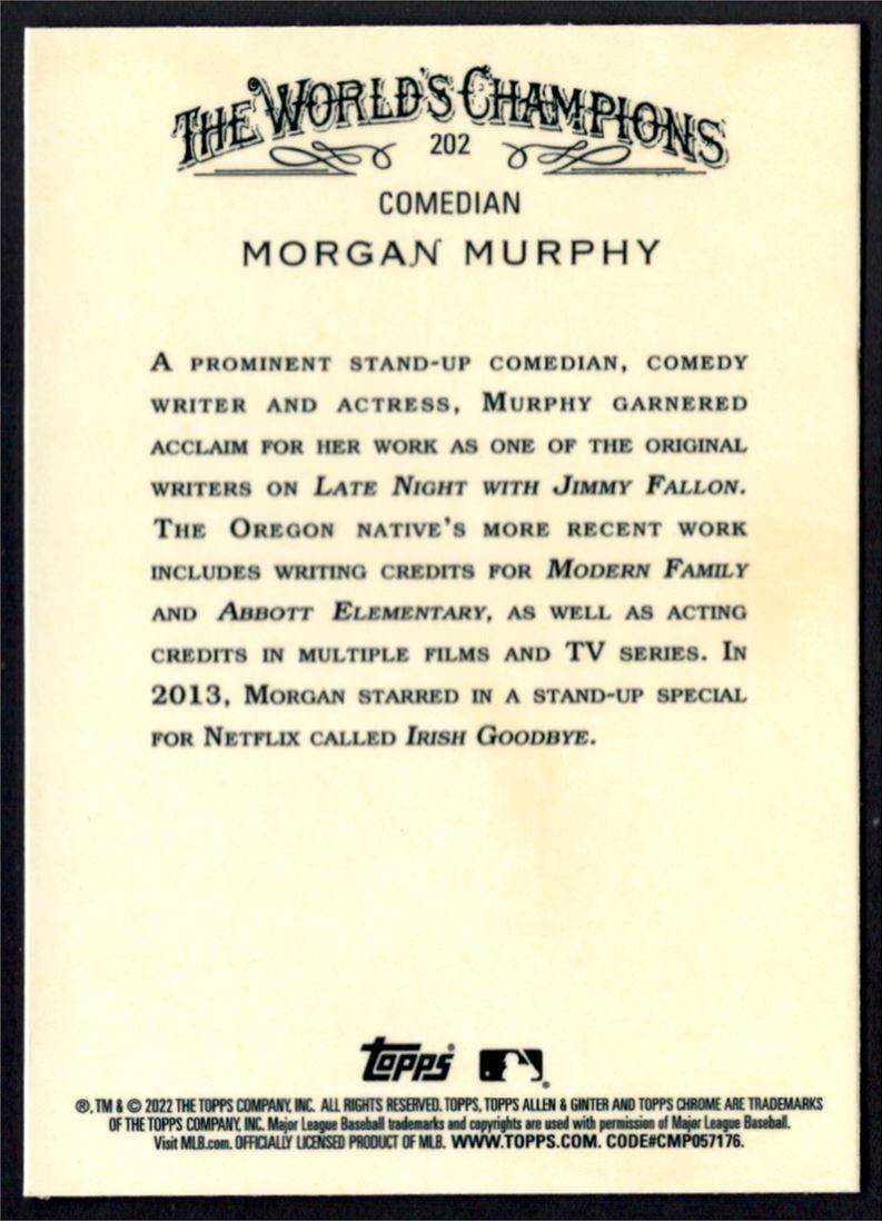 Morgan Murphy Irish Goodbye