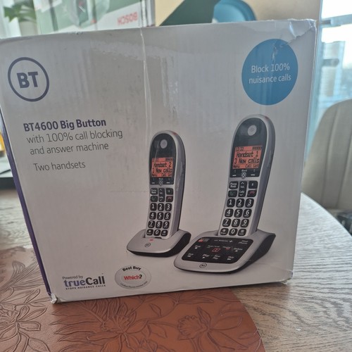 BT4600 Big Button Cordless Phone with Call Blocking & Answer Machine ...