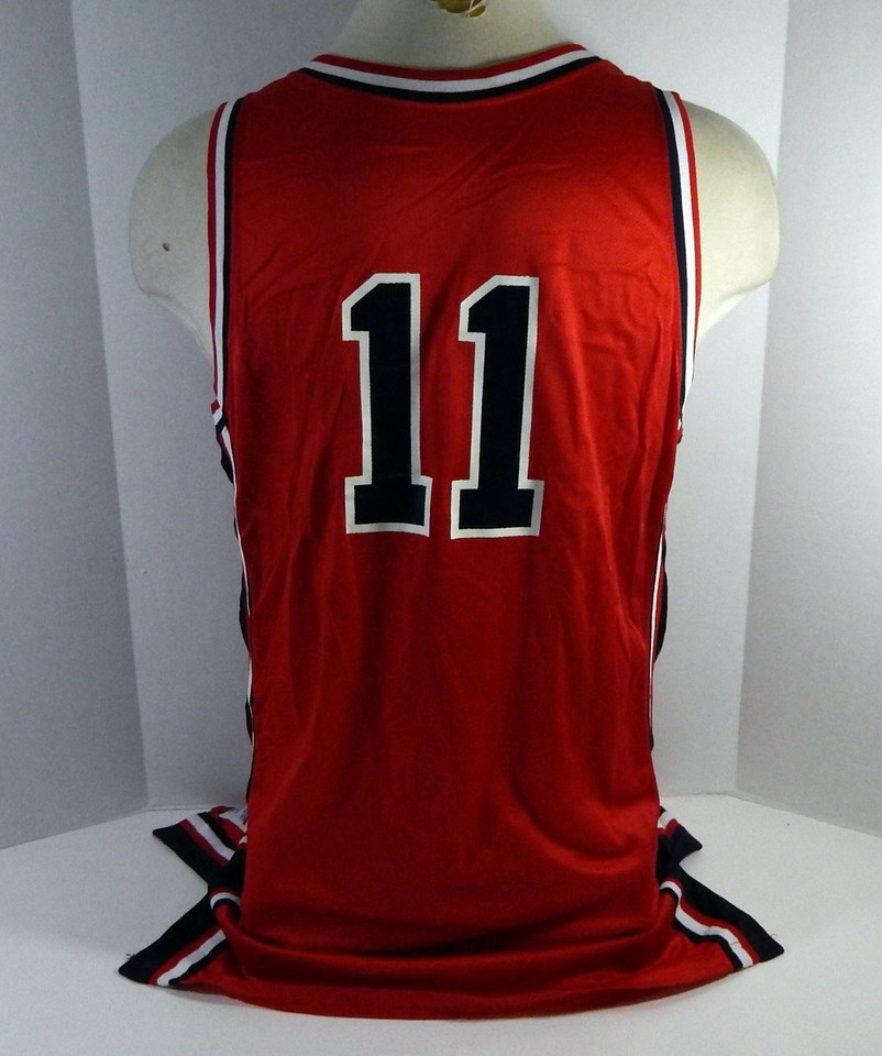 Team USA Basketball #11 Game Issued Red Jersey 48+4 DP20296 | eBay ...