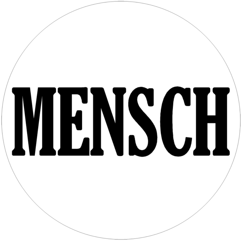 Mensch - Circle Sticker Decal 3" x 3" | eBay