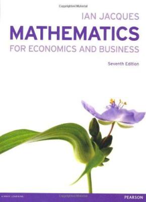 Mathematics for Economics and Business with MyMathLab... - Jacques, Mr ...