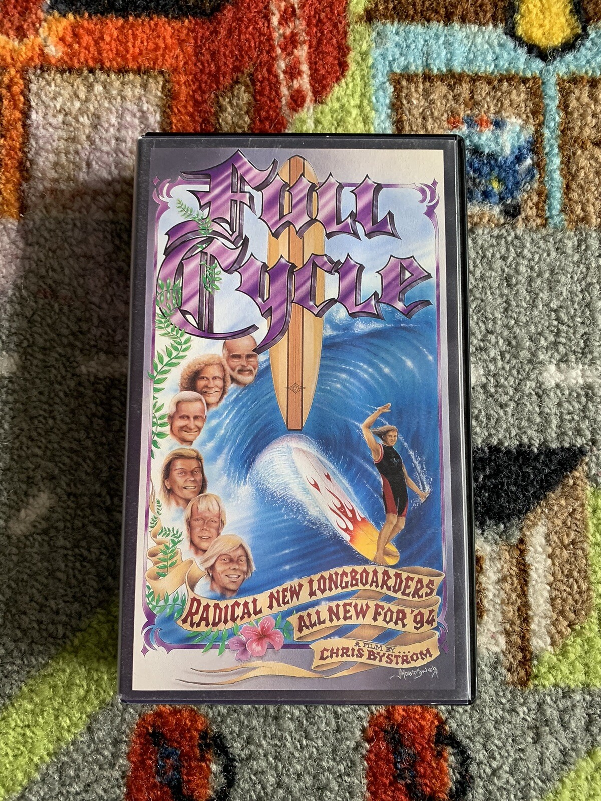 Full Cycle Chris Bystrom Rusty Miller Longboard 1994 Surf SC Surfing ...