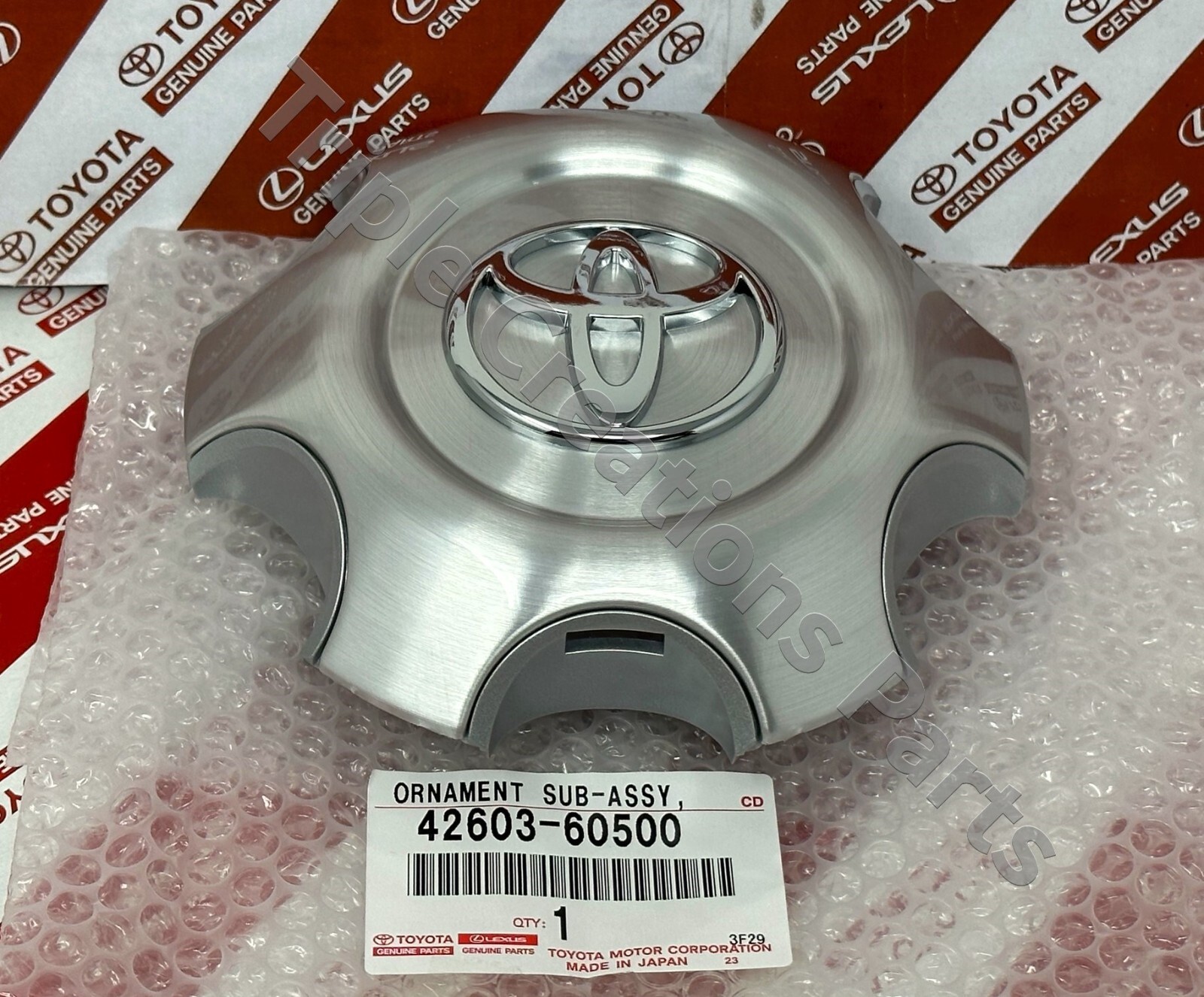 42603-60500 Genuine Toyota 03-09 4Runner Aluminum Wheel Center Hub Cap ...