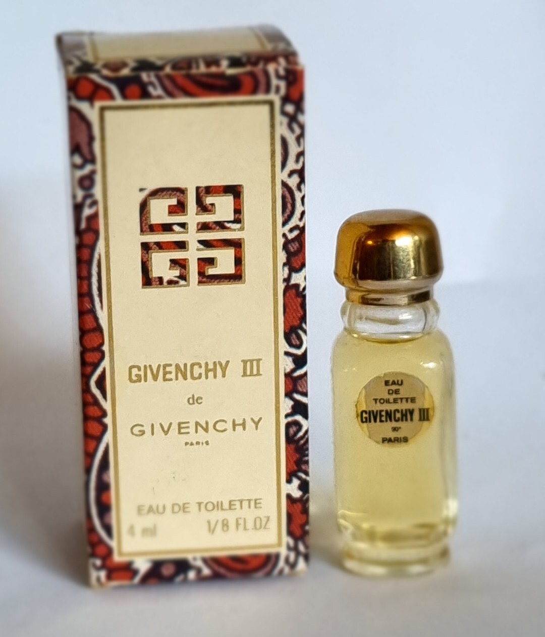 Vintage Givenchy III 4ml Miniature Size EDT Perfume | eBay Australia