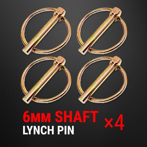 4PCS Lynch Pin Locking Hitch 6MM Tractor Tow Linch Implement Trailer ...