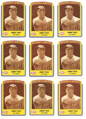 45 CARD JIMMIE FOXX BASEBALL CARD LOT 406 | eBay