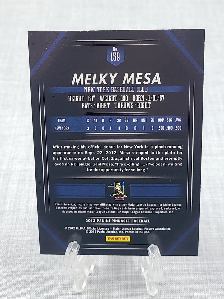 2013 Melky Mesa Panini Pinnacle Foil SP #159 Rookie Rc | eBay