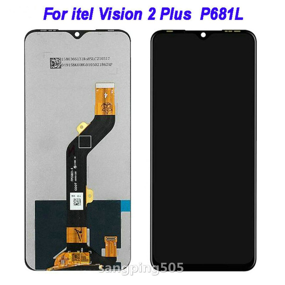 Touch Screen LCD Display Assembly For ITEL Vision 1/1Pro/1Plus/2/2Plus ...