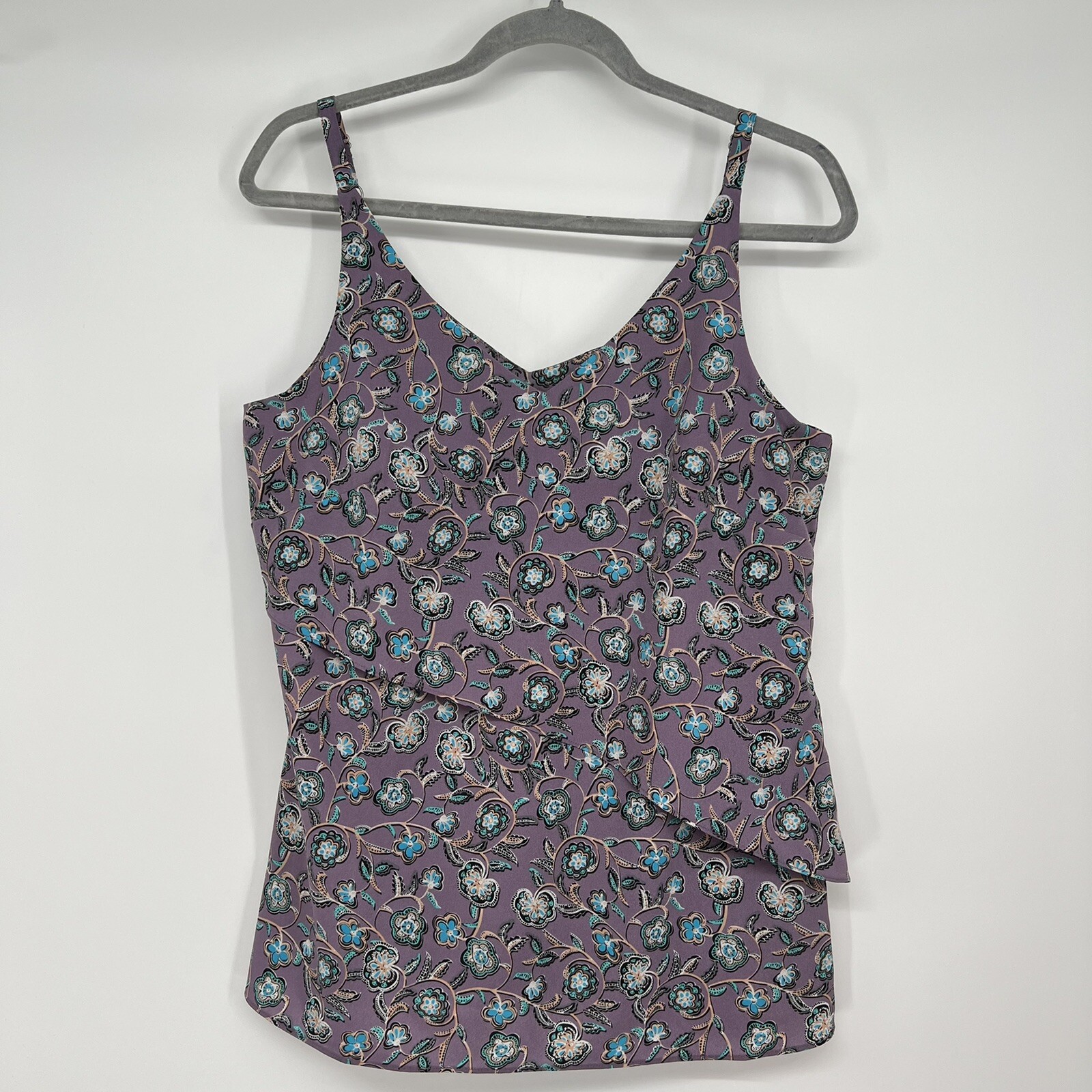 Cabi Floral Scrollwork Layered Cami Tank Top Womens S… - Gem