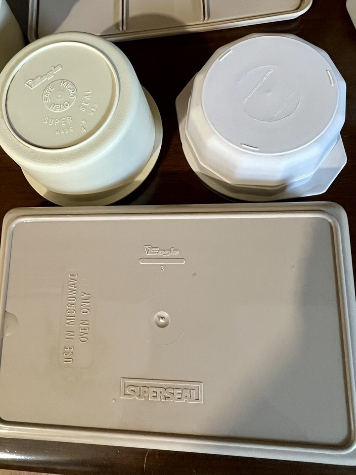 Eagle SUPERSEAL Microwave Use Cookware Vintage Tupperware Kitchen Containers | eBay