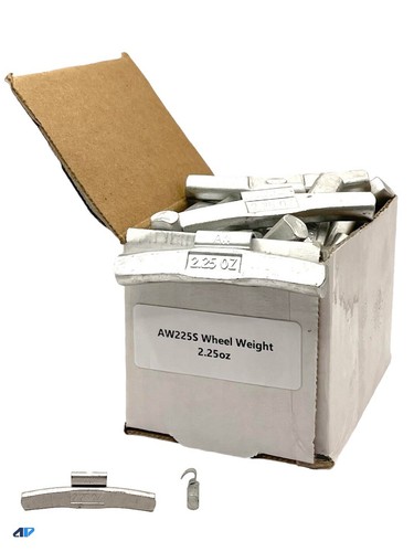 Wheel Balancing Tire Wheel Weights Fe Clip-on Uncoated AW STYLE 2.25 oz ...