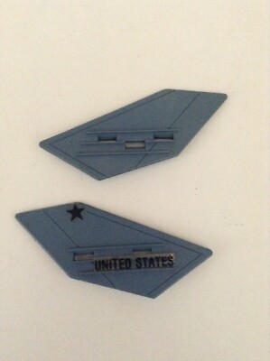 Gi Joe Cobra 1988 Skystorm: left and right wing / stabilizer / fin ...