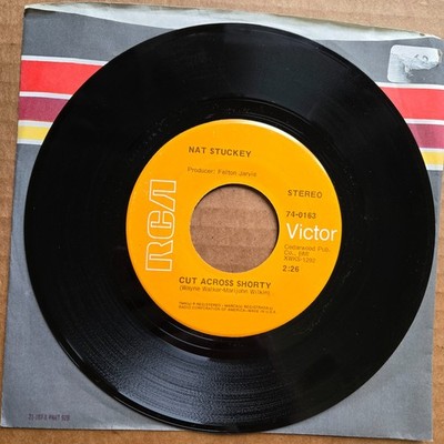 NAT STUCKEY Cut Across Shorty/Understand Little Man 45 7" COUNTRY Vinyl ...