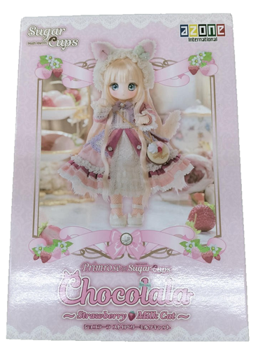 AZONE Sugar Cups Chocolala Strawberry Milk Cat Primrose Collaboration ...