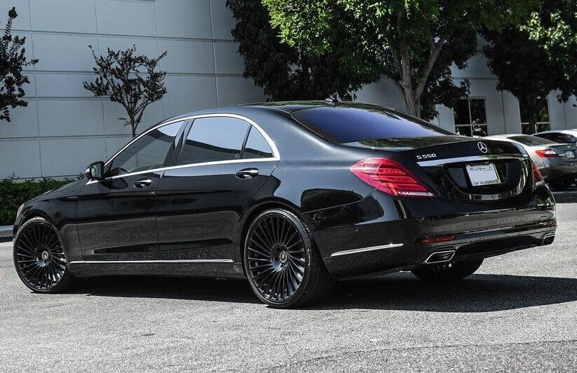 22” RF23 Wheels Fit Mercedes S560 S550 S580 22x9 / 22x10.5 Gloss Black ...