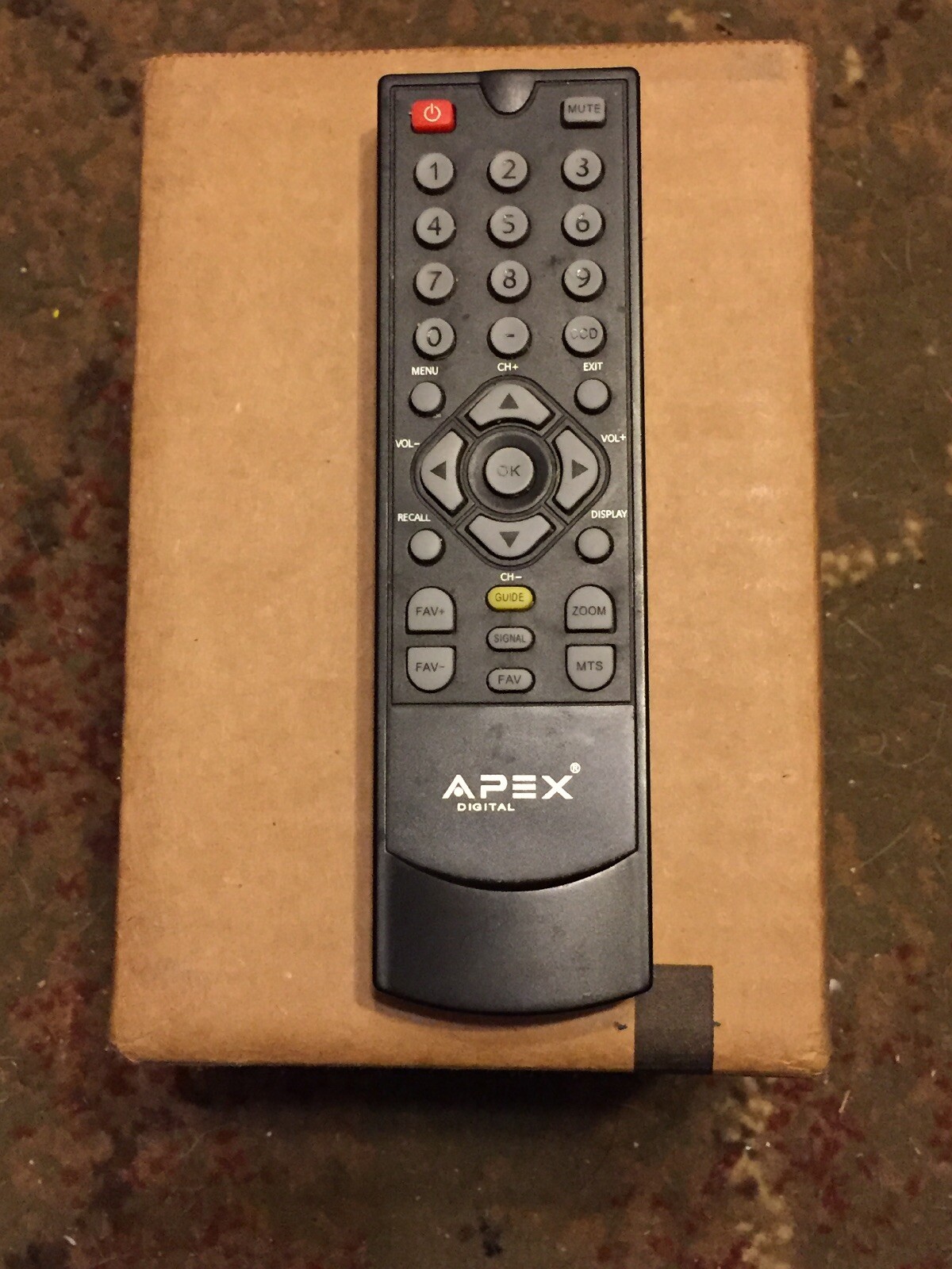 APEX Digital Remote Control KT8830-02 Cable Box TV Remote Replacement ...