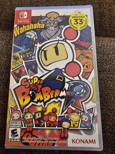 Nintendo Switch Super Bomberman R Launch Title Sealed Brand New 2017 | eBay