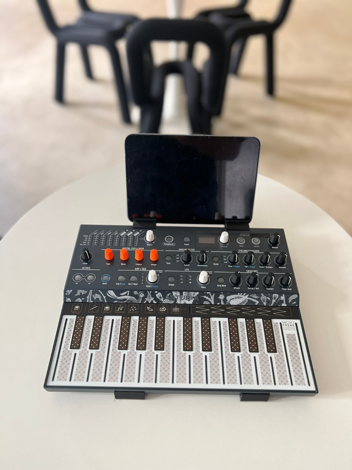 Clip Stand Holder for ARTURIA MICROFREAK Attach your tablet ...
