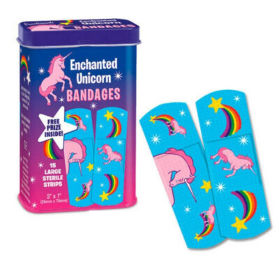 Enchanted Unicorn Bandages Boo Boo Ouch Cute Bandage Band Aid Adhesive ...