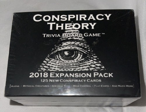 Conspiracy Theory Trivia Board Game 2018 Expansion Pack Rare Obscure ...
