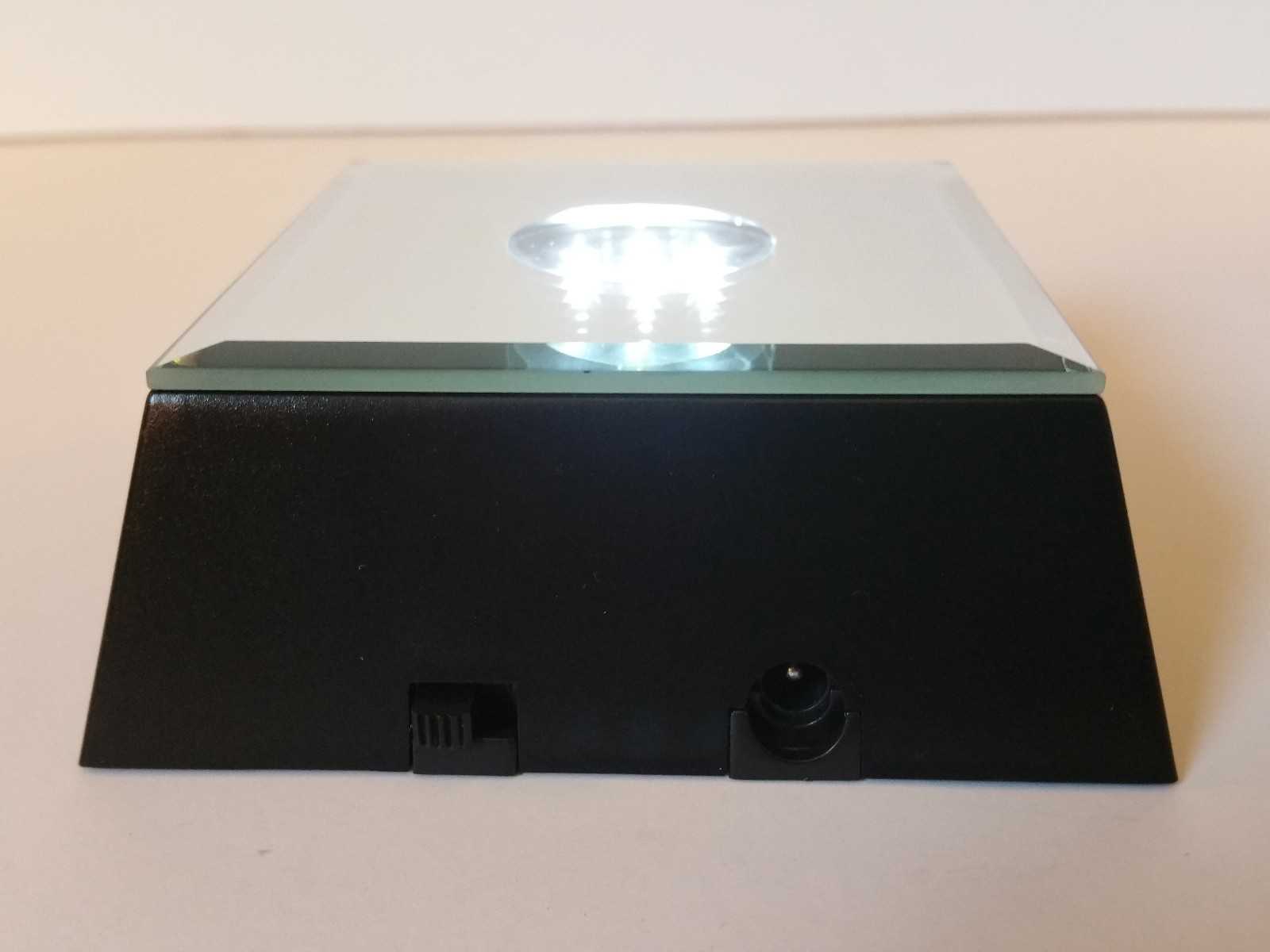 7 LED Square White Light Stand Base for Crystal, Glass, Art ...