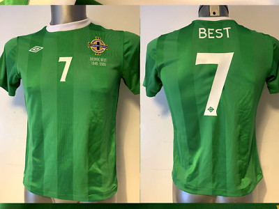 Northern Ireland George Best Jersey Shirt Boys Large 14y Soccer ...