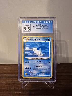 LOW POP!!! CGC Blue Label Light Dewgong No.087 Neo Destiny Pokemon Rare ...