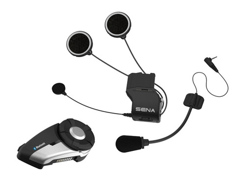 Sena 20S Motorcycle Bluetooth Headset System with SC-A0318 Mic and ...