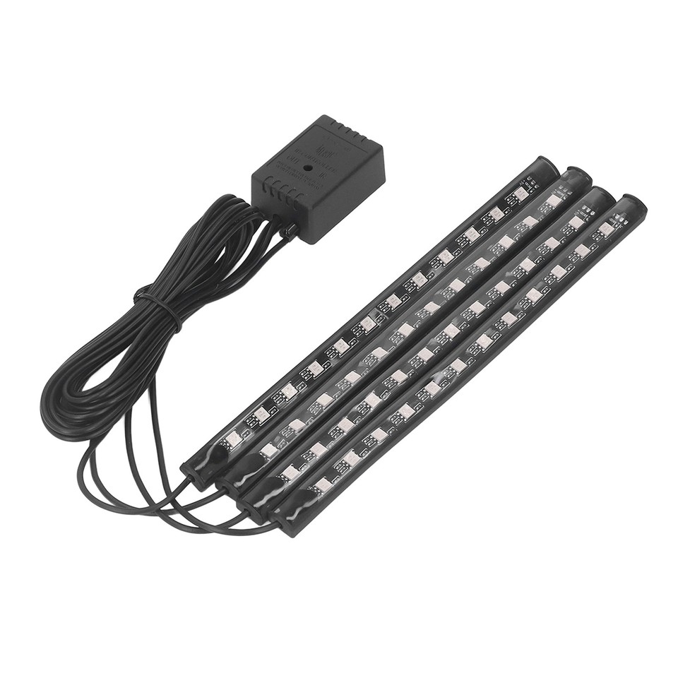 8 Color RGB Light 48 LEDs Light Strip Sound Control Lamp For Party ...