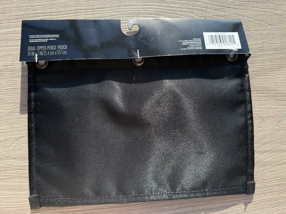 Five Star 2 Zipper Active 3 Grommet Binder Pencil Pouch | eBay UK