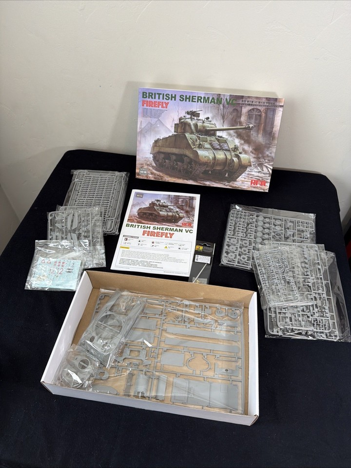RYEFIELD MODEL RFM RM-5038 1/35 British Sherman VC Firefly NIB Open | eBay