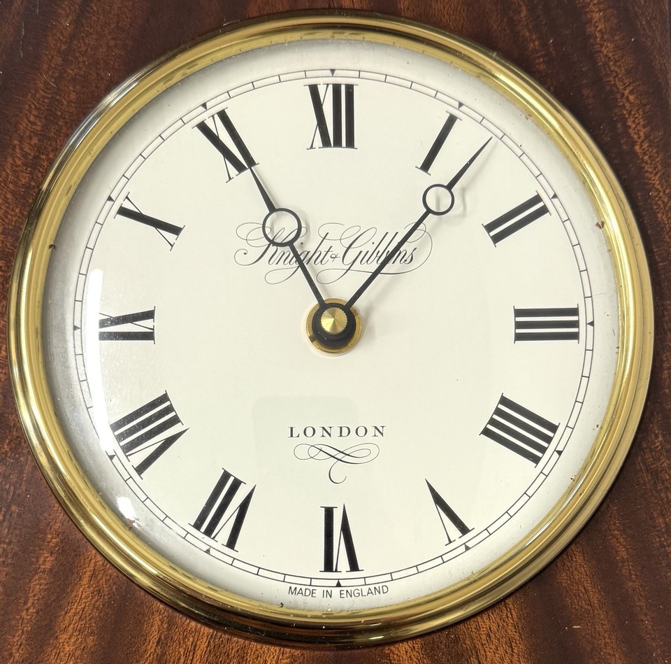 Knight & Gibbins London Wall Clock With Inlaid Detail | eBay UK