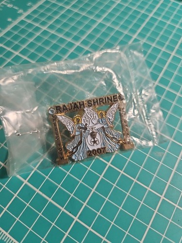 2007 Freemason Masonic Shriner Rajah Shrine Angels NOS Gold Tone Lapel ...