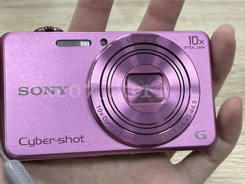 Sony Cyber-Shot DSC-WX220 18.2 MP Digital Camera 10X Optical Zoom Pink ...