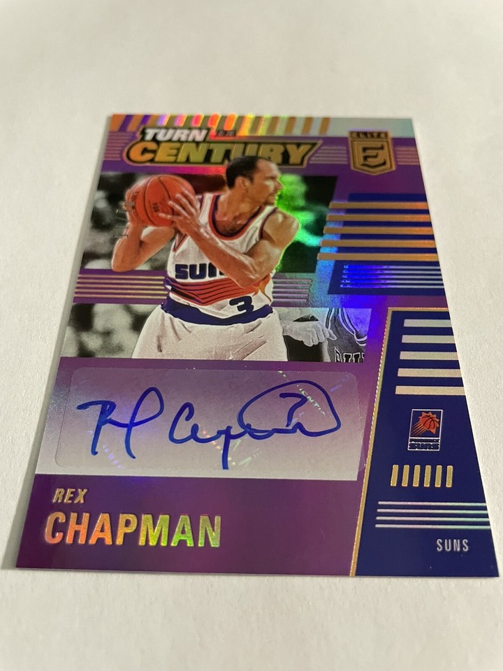2020-21 Panini Elite Rex Chapman Turn of The Century Purple Autograph ...