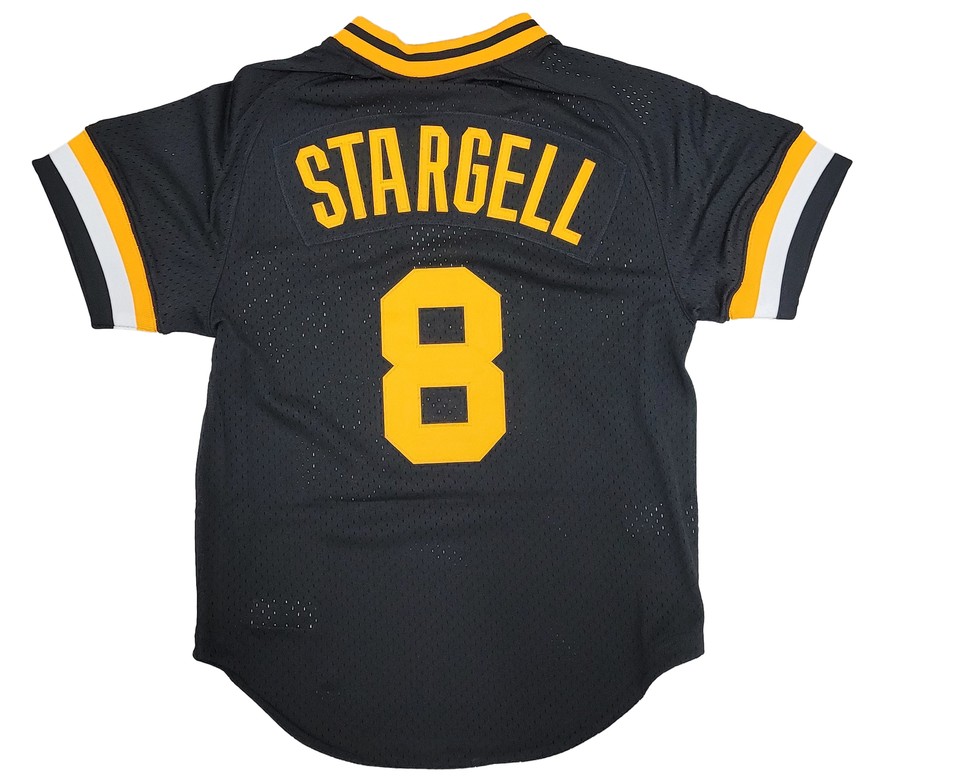 Mitchell & Ness Black MLB Pittsburgh Pirates Willie Stargell BP ...