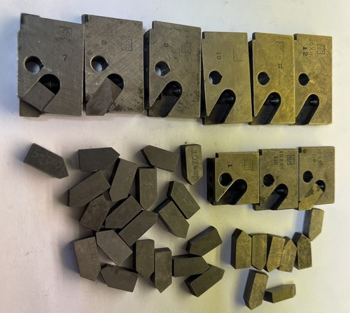 10X Boring Tools, 9 Double Edge Blade Blocks & 29 inserts G&L Davis ...