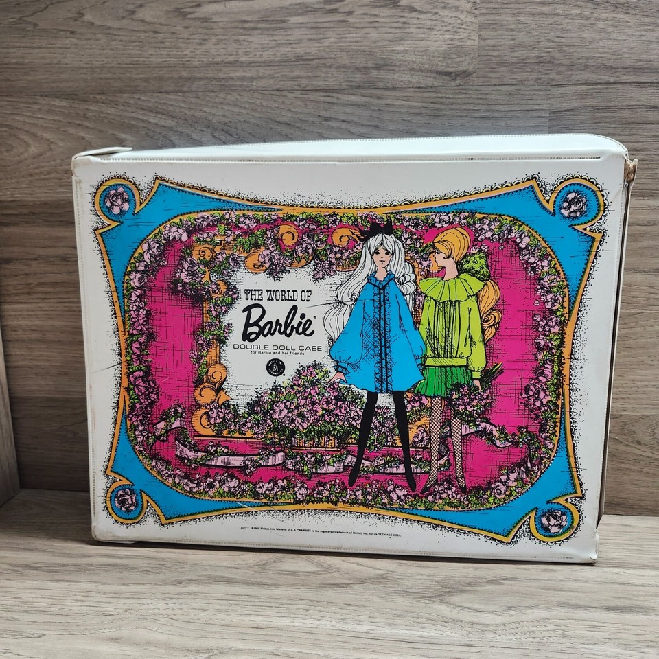 Vintage 1966 Mattel Barbie + 1960 Ken Doll + Case + Clothes | eBay