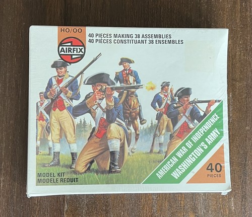 Airfix Washington’s Army 01739 HO/OO Scale 40 Pieces Toy Soldiers NISP ...