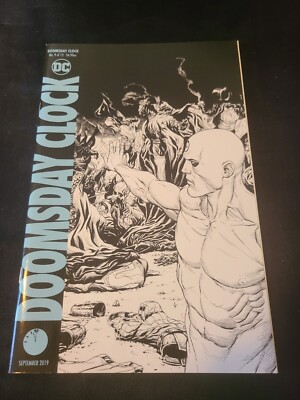 Doomsday Clock #9 (of 12) Gary Frank b/w C Cover variant Ships FAST ...