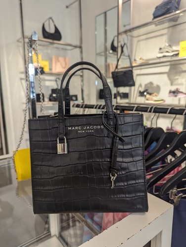 NWT Marc Jacobs Croc Print Leather Micro MINI GRIND Crossbody Purse Bag ...