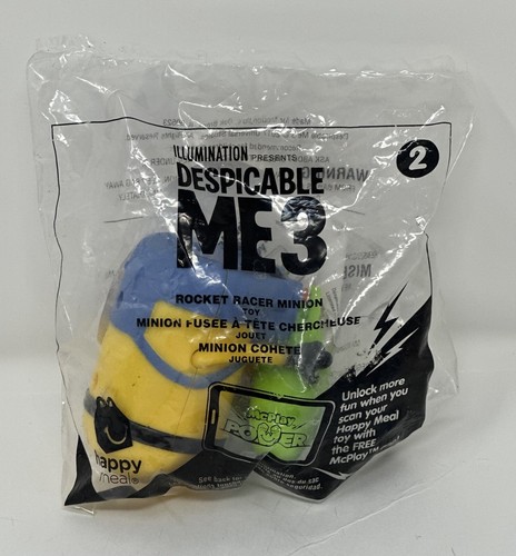 NEW MCDONALDS TOY ILLUMINATION DESPICABLE ME 3 ROCKET RACER MINION #2 ...