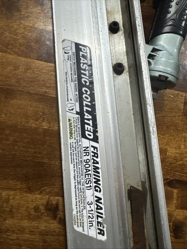 Hitachi NR90AE(S1) 3-1/2" Plastic Collated Framing Nailer 90mm | eBay