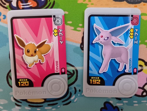 Eevee Espeon Mezastar Frienda Pokemon Card Japanese Pick Tag Tip | eBay