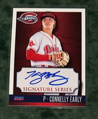 CONNELLY EARLY SIGNED CARD 2024 GREENVILLE DRIVE BASEBALL CARD ...