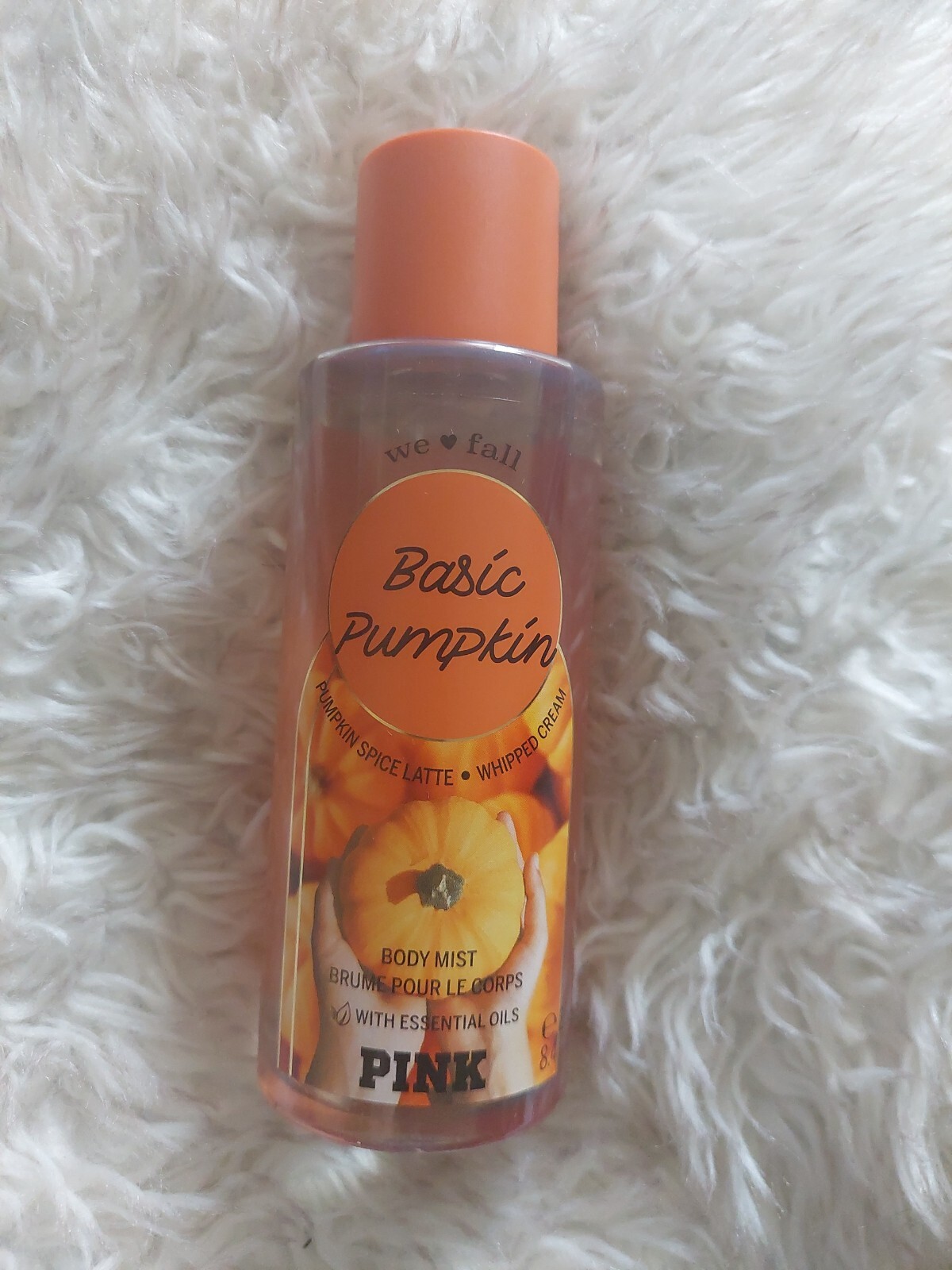 Victoria's Secret PINK BASIC PUMPKIN Body Mist 8.4 oz New! With ...