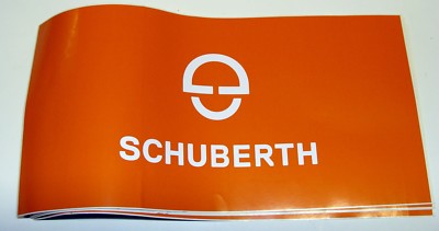 Schuberth Fanartikel Helm Helmet Motorrad Aufkleber Sticker Kleber ...