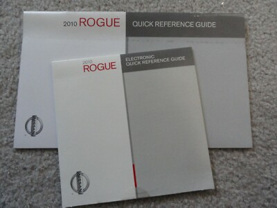 2010 Nissan Rogue Quick Reference Guide Owners Manual Supplement | eBay