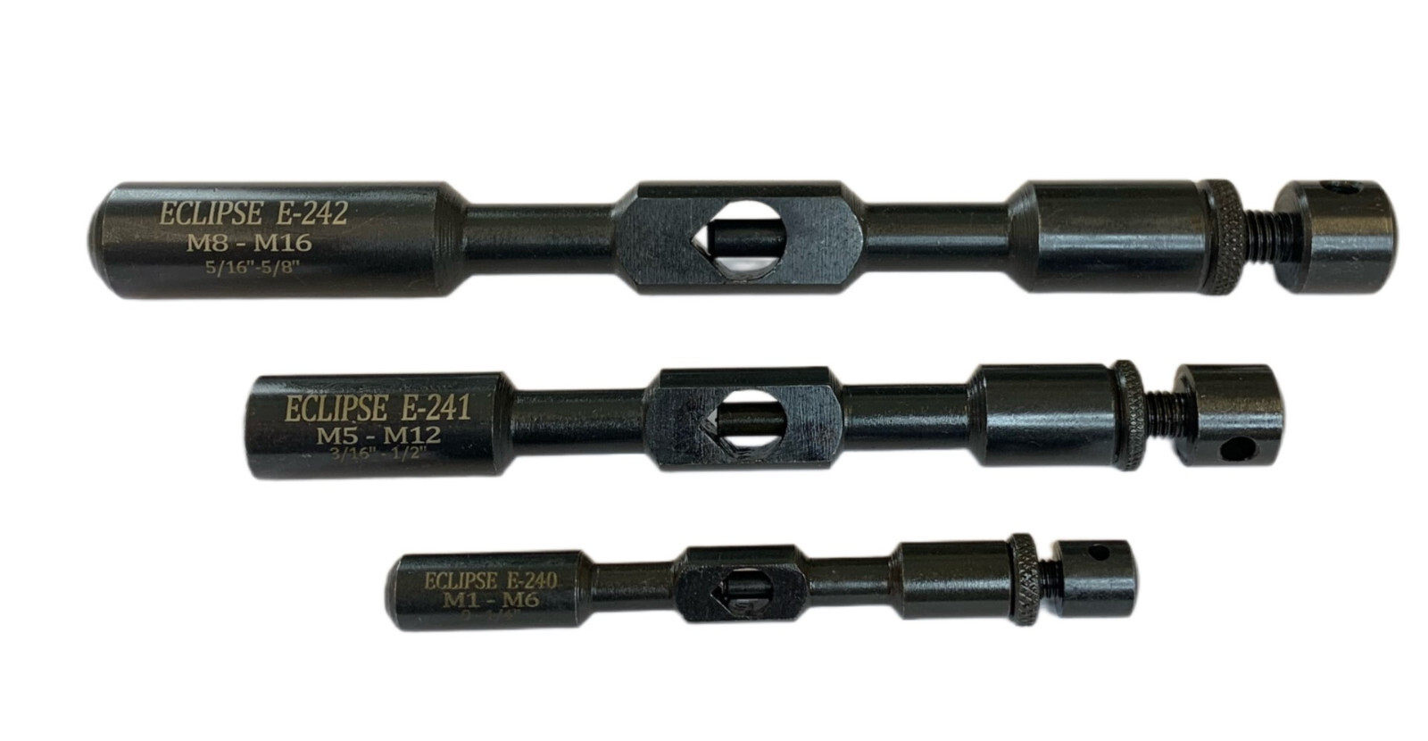 Eclipse Tap Wrench Holder Standard Bar Type M1-M6 E240, M5-M12 E241, M8 ...