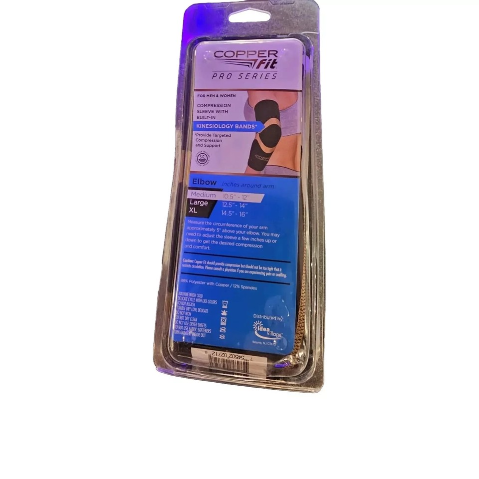 Copper Fit Compression Elbow Sleeve Unisex Size MEDIUM - Brand New | eBay